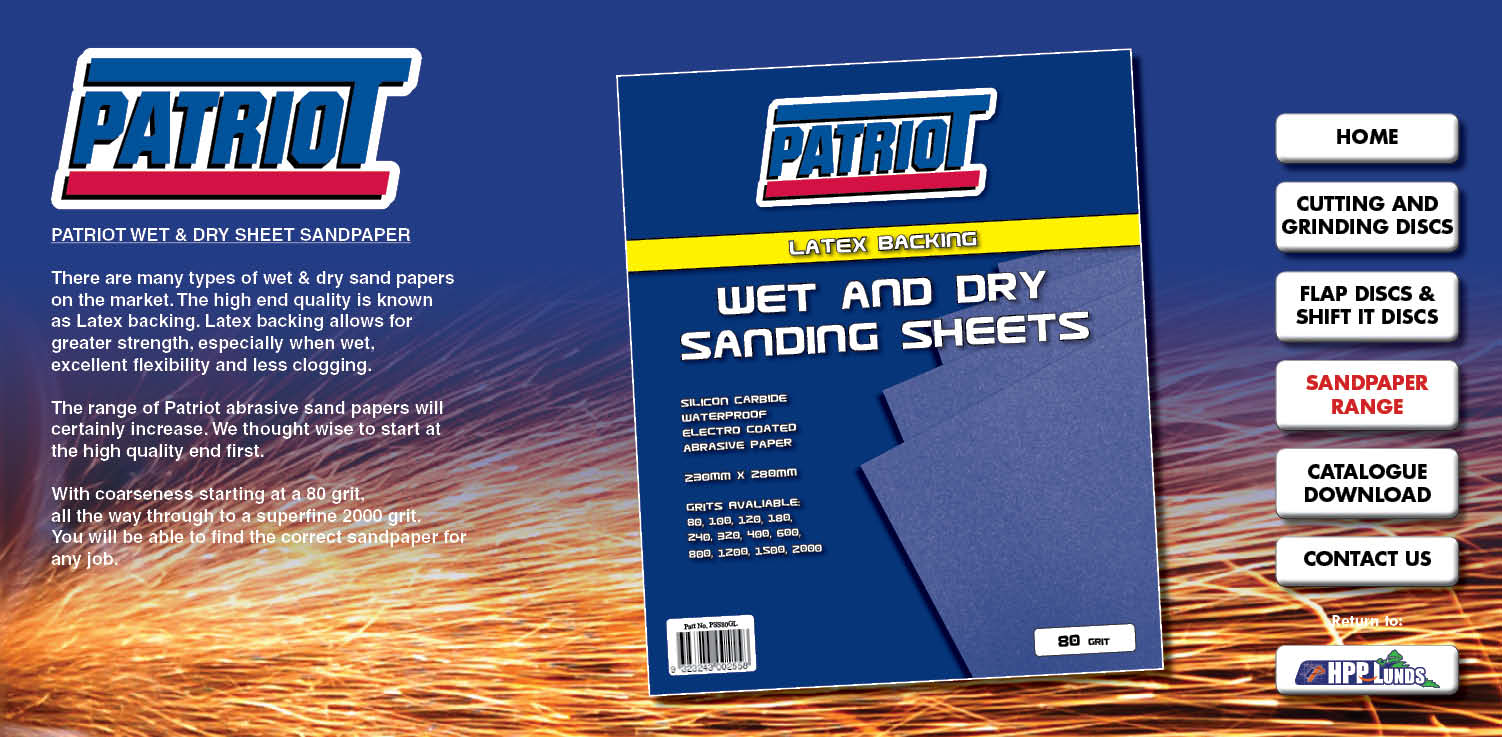 Patriot - Sandpaper Range